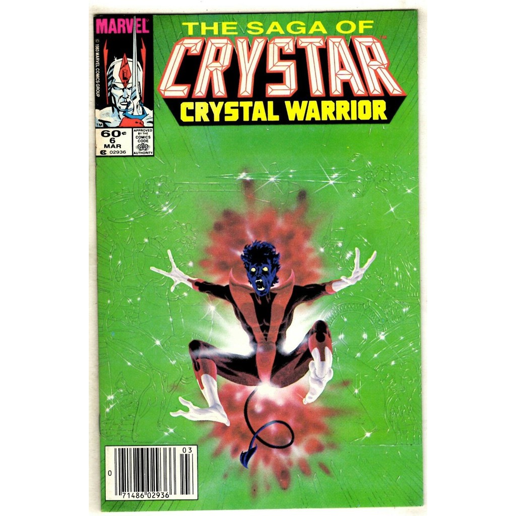 Saga of Crystar Crystal Warrior 6, 8 (1984) X-Men's Nightcrawler guests ...