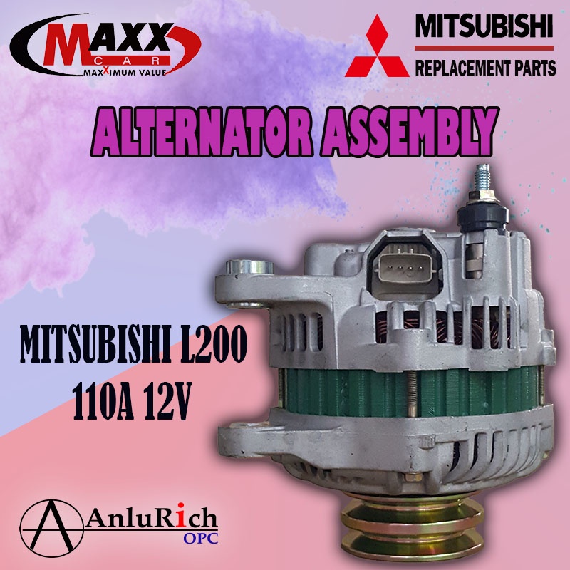 Alternator Assembly For Mitsubishi L200 12V 110A 4M41 MAXX | Shopee ...