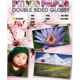 Glossy double-sided printing paper 260g - A4 (50 sheets) | Shopee ...