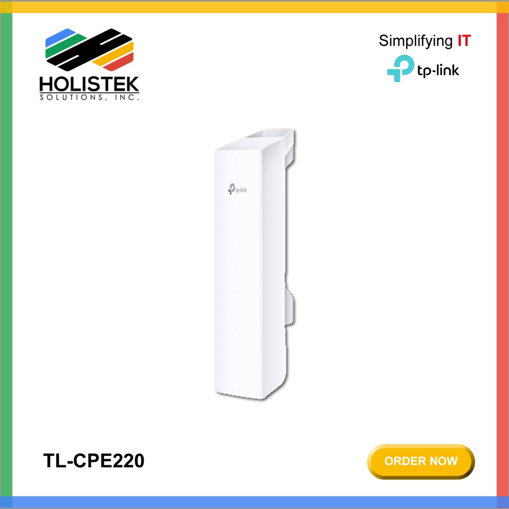 TP-Link CPE220 2.4GHz 300Mbps 12dBi Outdoor CPE (CPE220)I Holistek ...