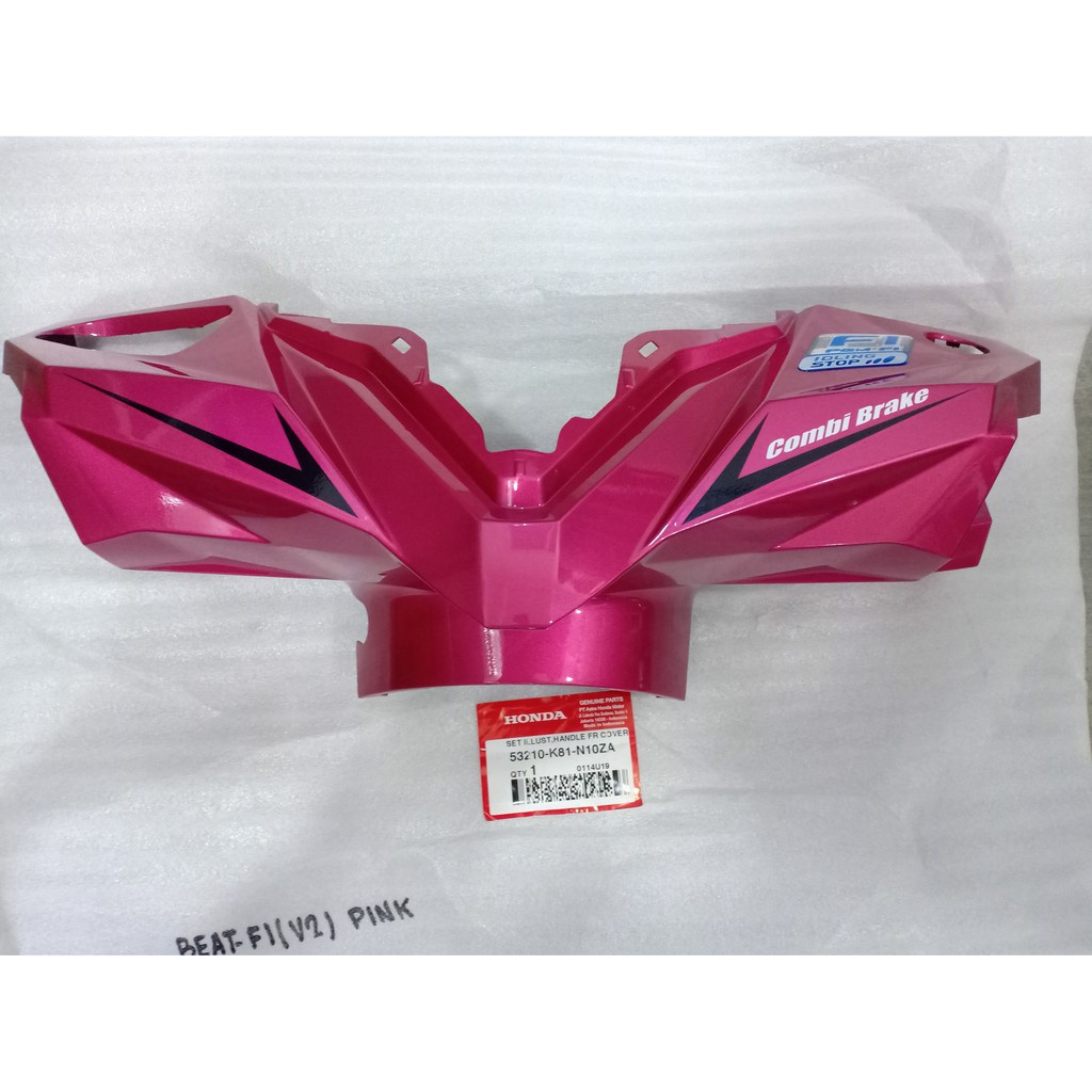 BEAT FI V2 FRONT HANDLE COVER PINK (HPI) (GENUINE: 53210-K81-N10Z ...