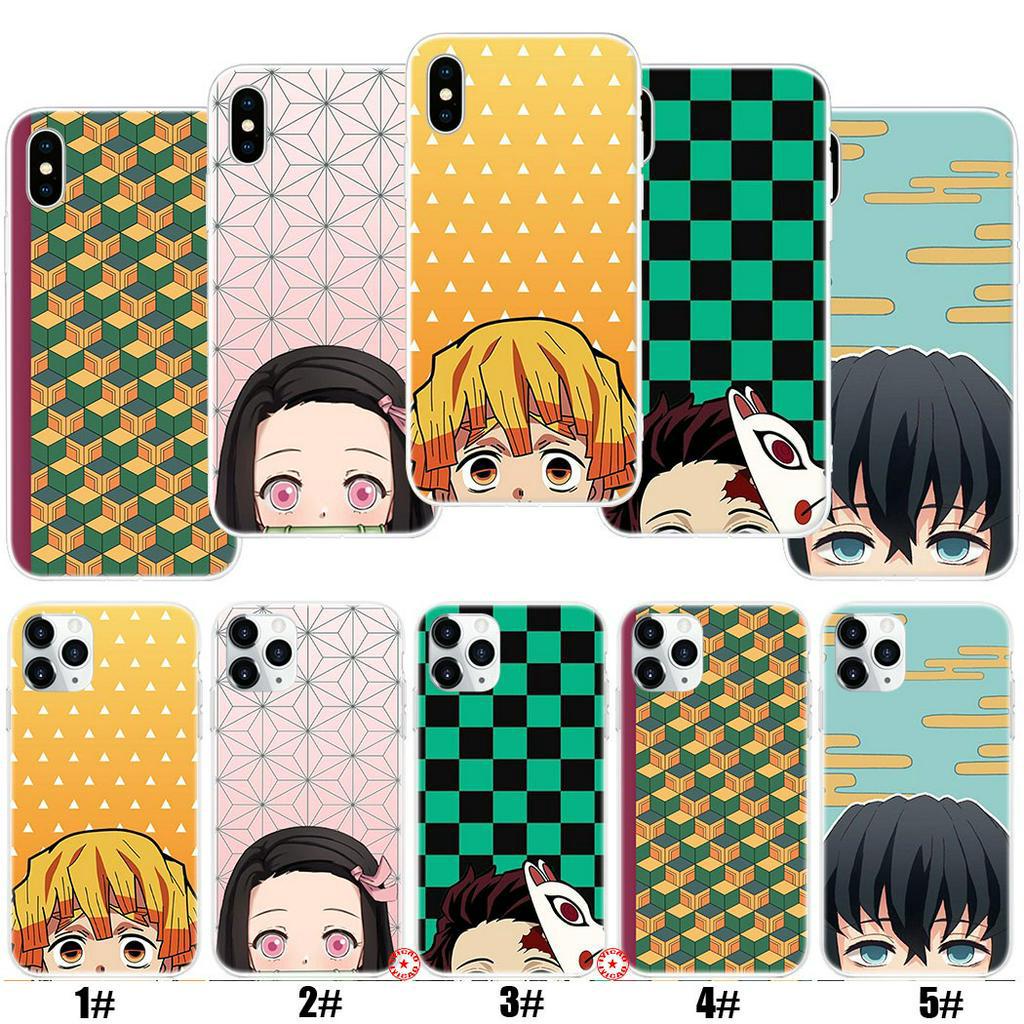CQ28 Demon Slayer Kimetsu no Yaiba Cute Transparent Phone Case for ...