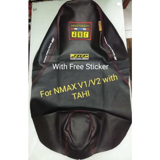 JRP NEW LOGO SEATCOVER WITH TAHI/LINING NMAX, AEROX, HONDA CLICK, MIO ...