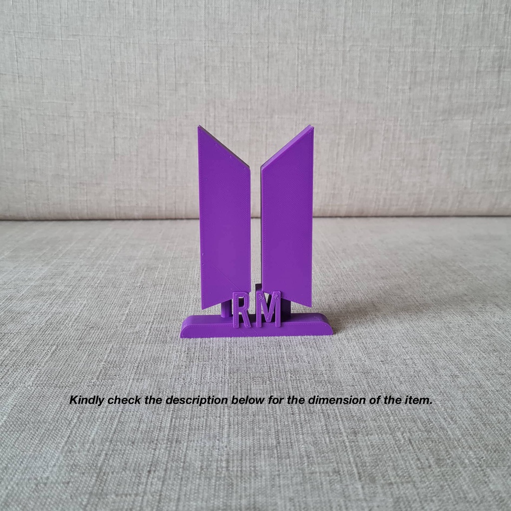 3D Printed Kpop Logo Decor (BTS Logo RM/Namjoon) | Shopee Philippines