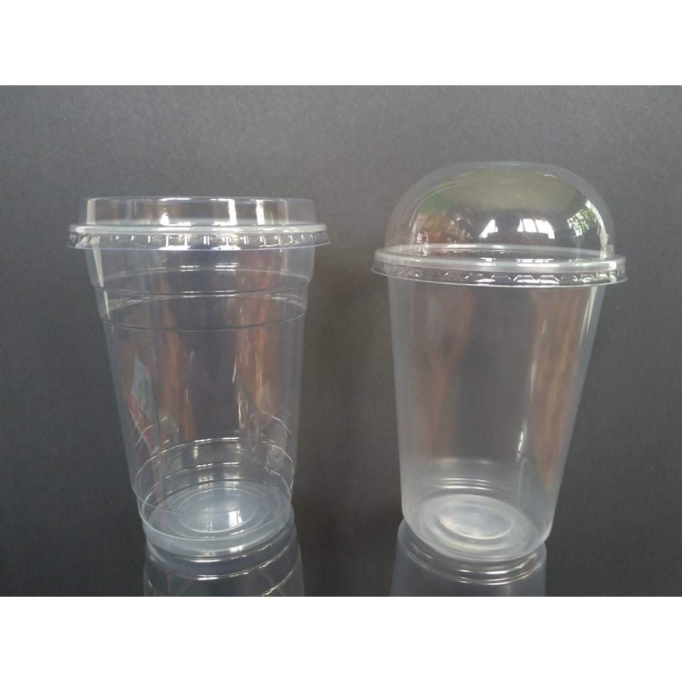 Plastic Cups / Milk Tea Cups - Fat Cup with Lid 1L (set of 10) cup and ...