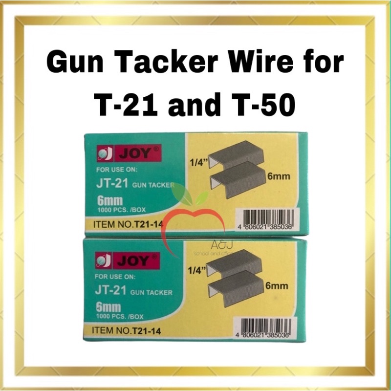 Gun Tacker Wire 6/8/10mm for JT-21 and JT-50 | Shopee Philippines