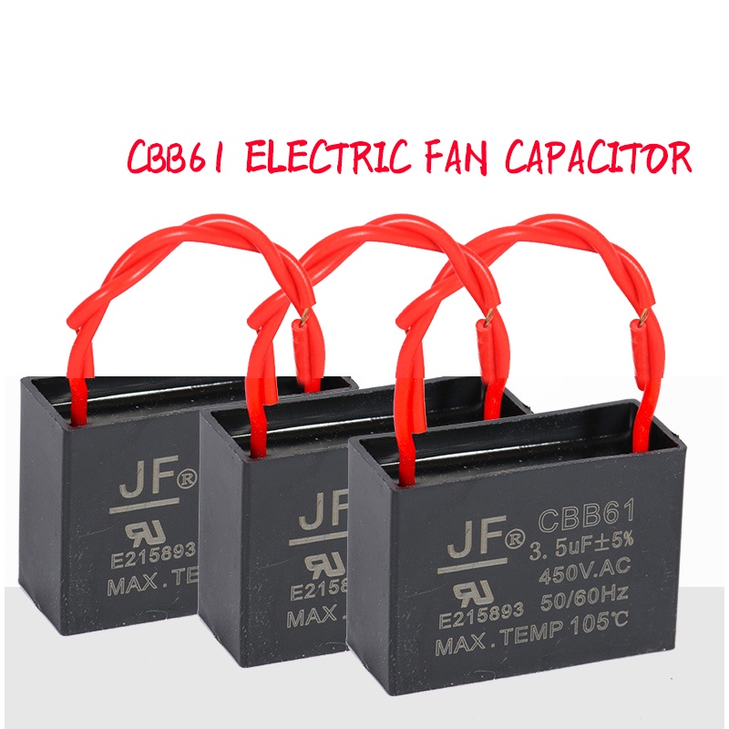 5pcs/set Ceiling Fan Capacitor 1.5 UF & 2.0 UF 450VAC Electric Fan ...