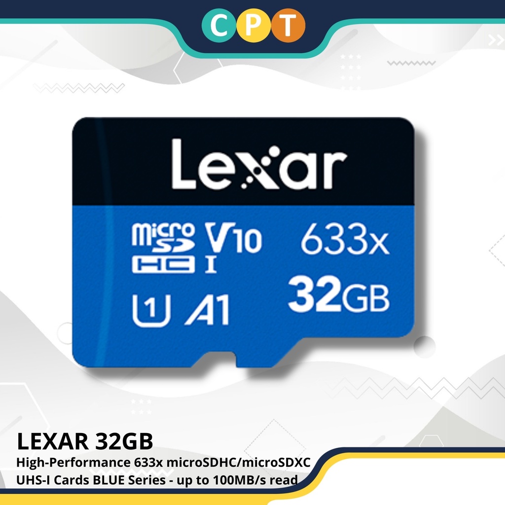 Lexar High Performance 633x Micro DSc/Micro Cards Blue Series Up To ...