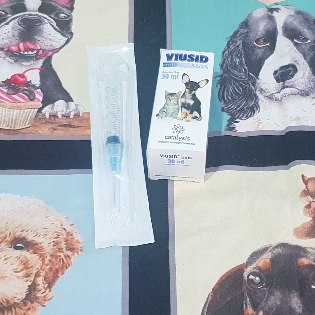 Viusid (Immune enhancer) 30ml for Dogs and Cats with 1 FREE SYRINGE ...