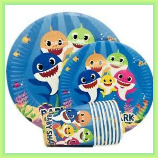 BABY SHARK PAPER CUP 10pcs per pack | Shopee Philippines