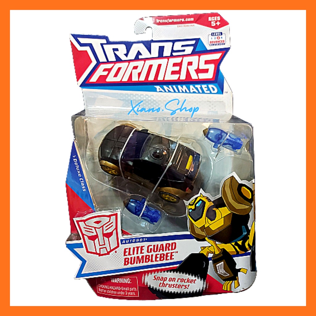 Hasbro Transformers Animated Deluxe Class Elite Guard Bumblebee Autobot ...