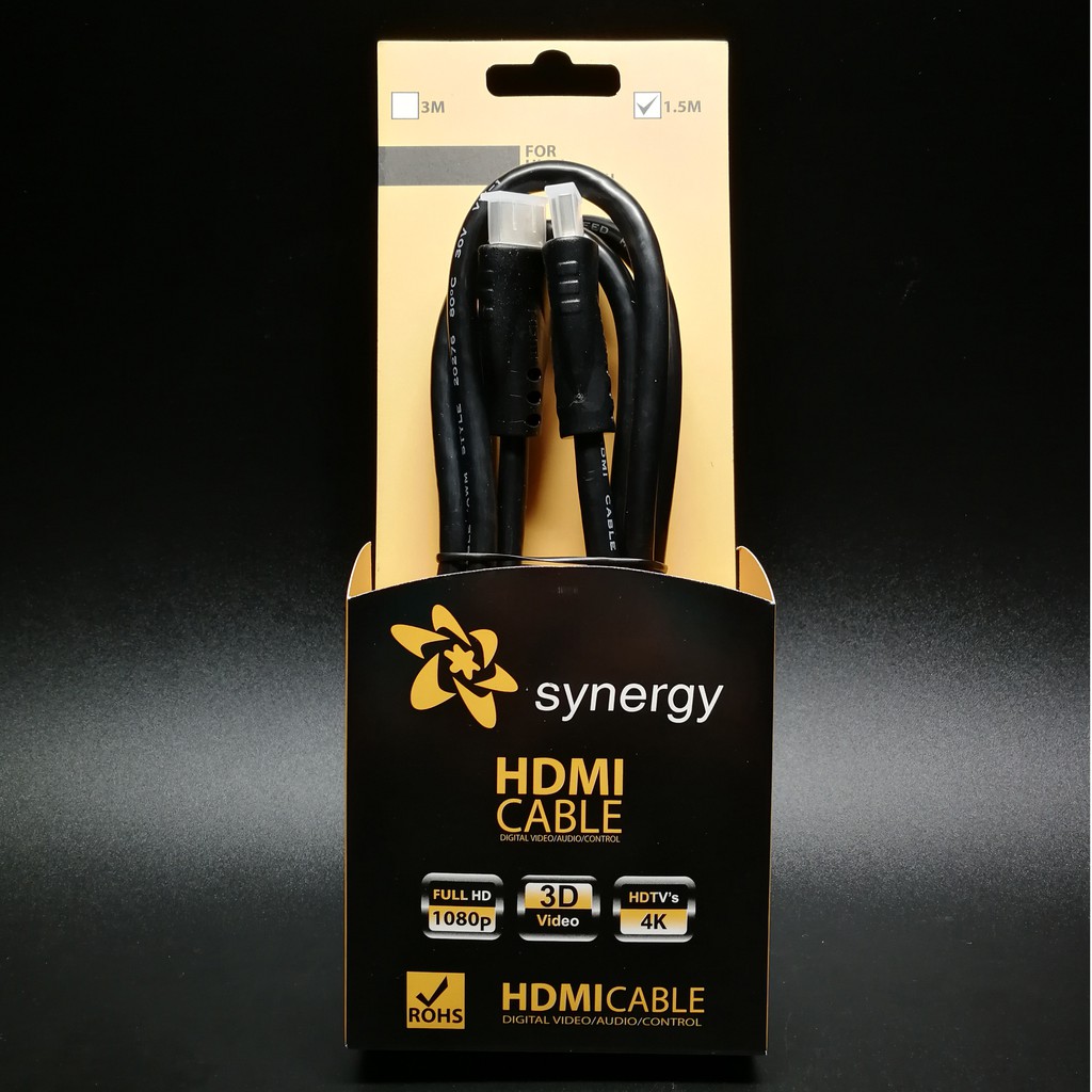 Synergy HDMI Cable 1.5 Meters (SHD-105) | Shopee Philippines