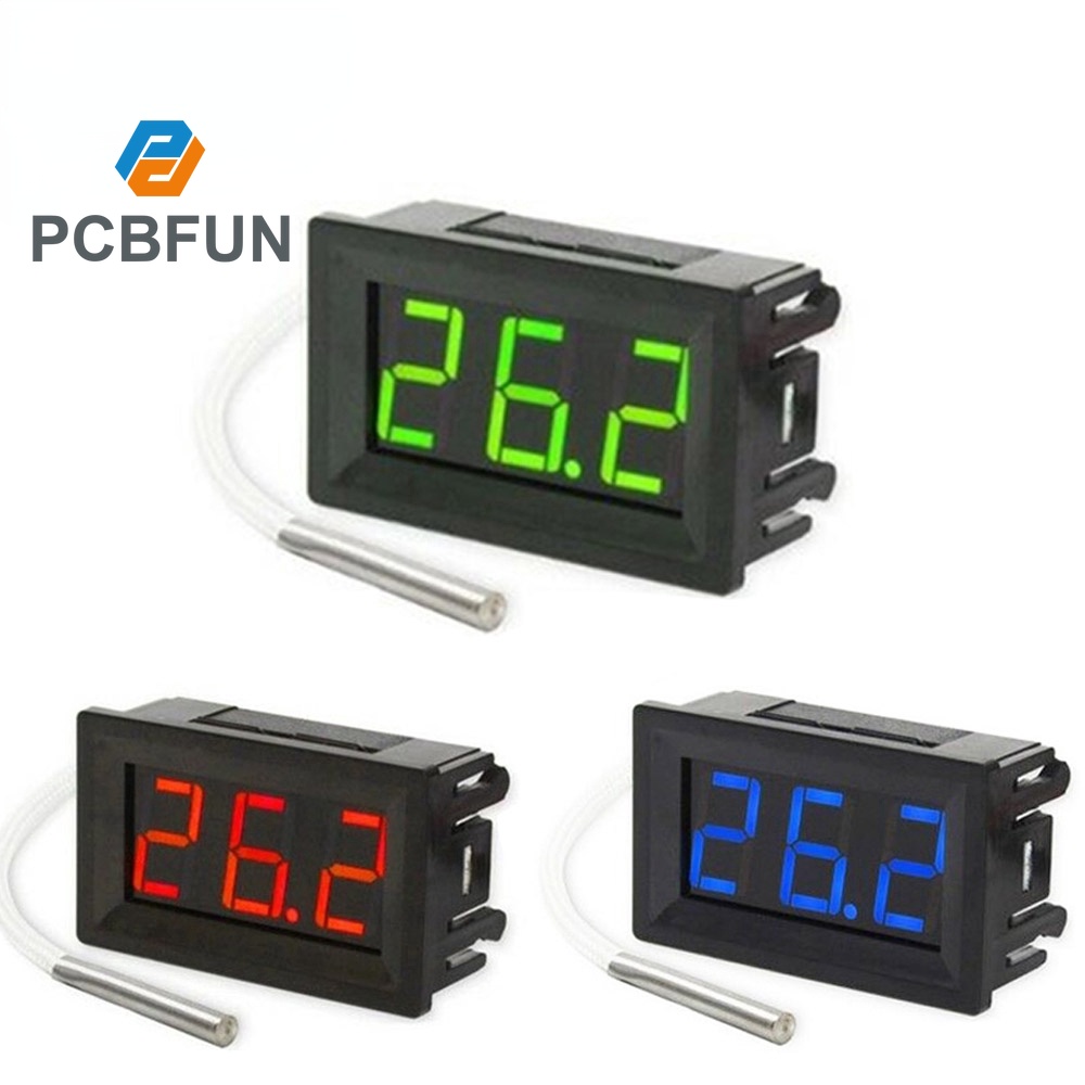 Pcbfun Xh-B310 Digital Led Display Thermometer Probe Dc12V Temperature ...