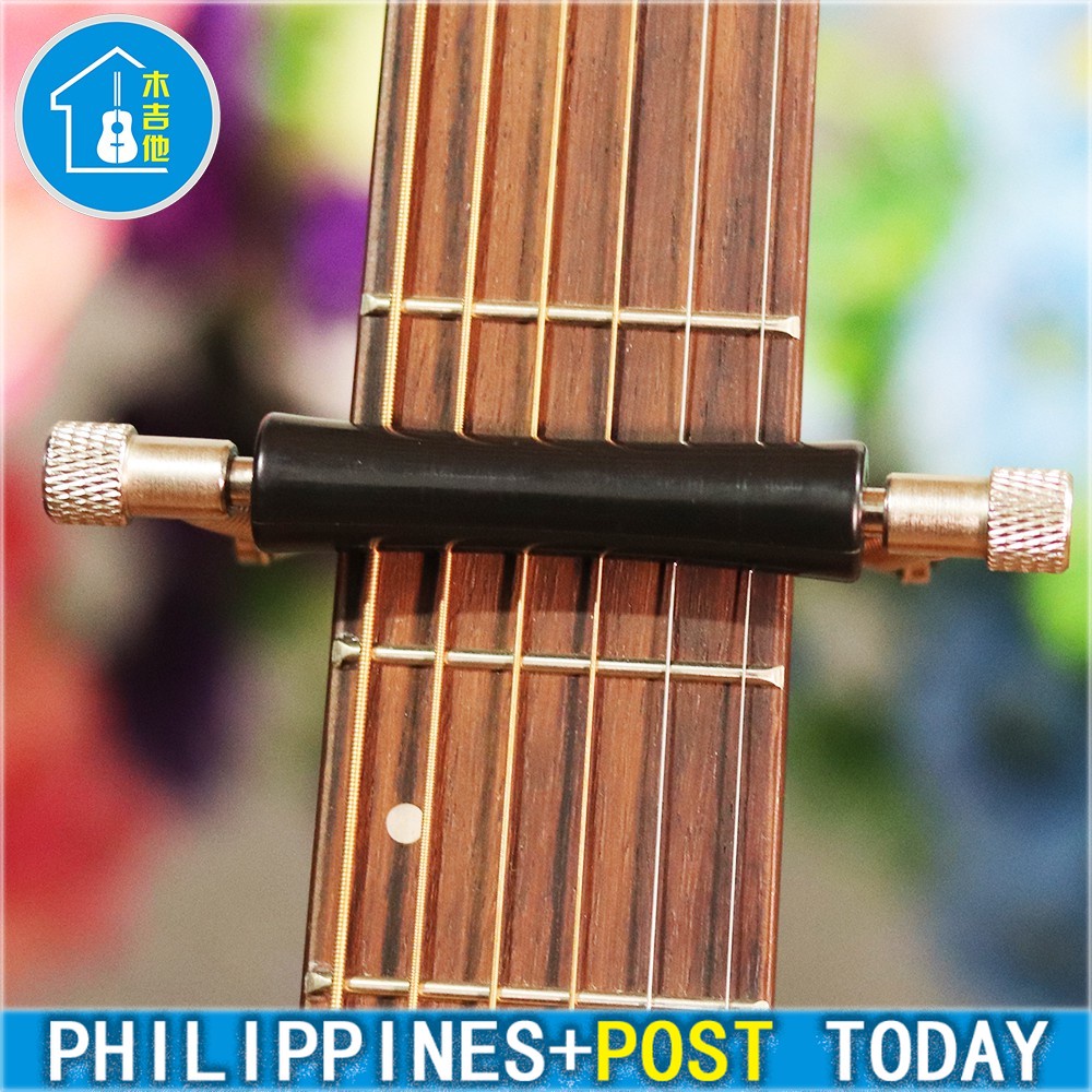 【Fast delivery】 Guitar capo Guitar Rolling Capo Slide Easy Tuning Capo ...