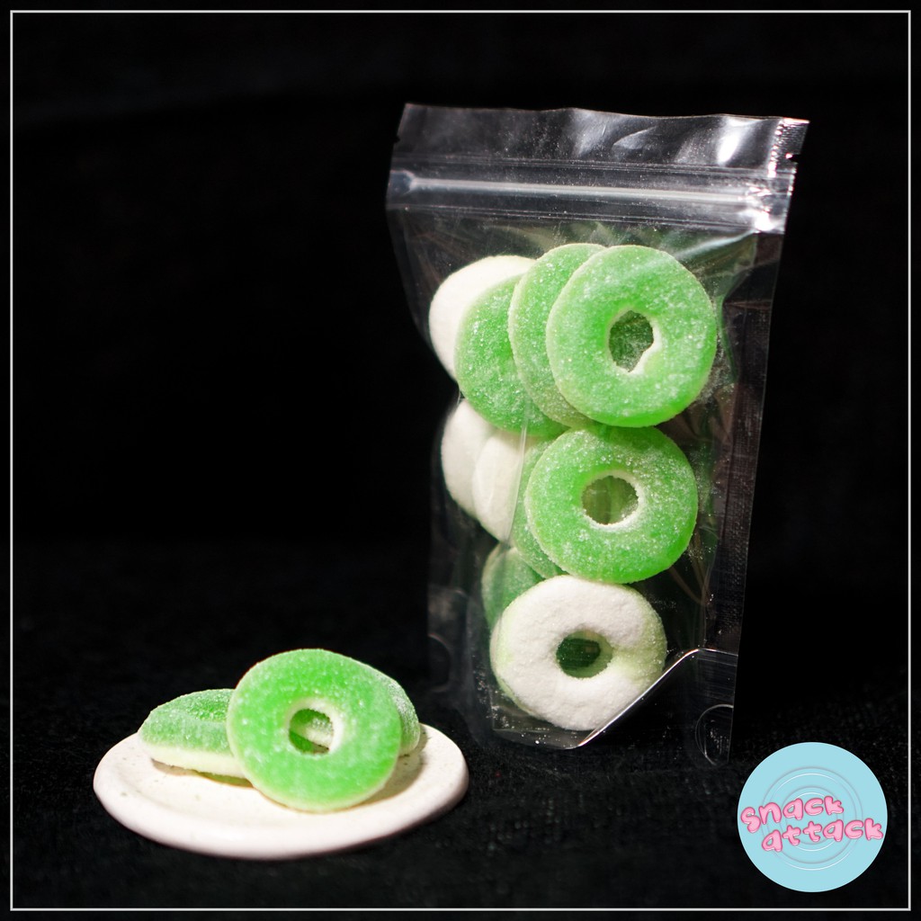 Haribo Apple Ring Gummy Candy - 100g [REPACK] [Resealable Zip Lock Bag ...