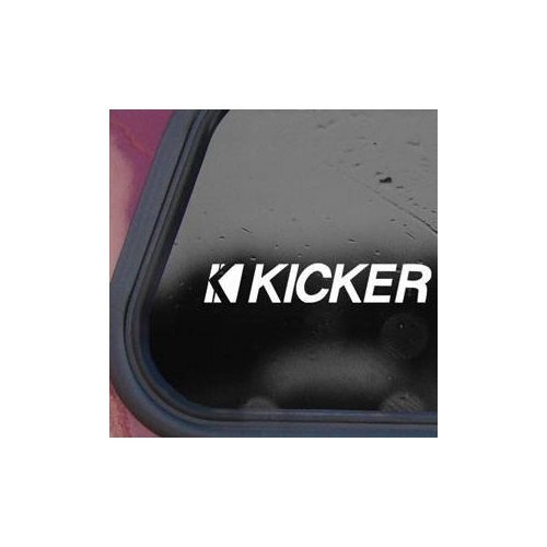 KICKER SPEAKERS AUDIO BIKE WALL ART WINDOW LAPTOP CAR HELMET DECOR ART ...