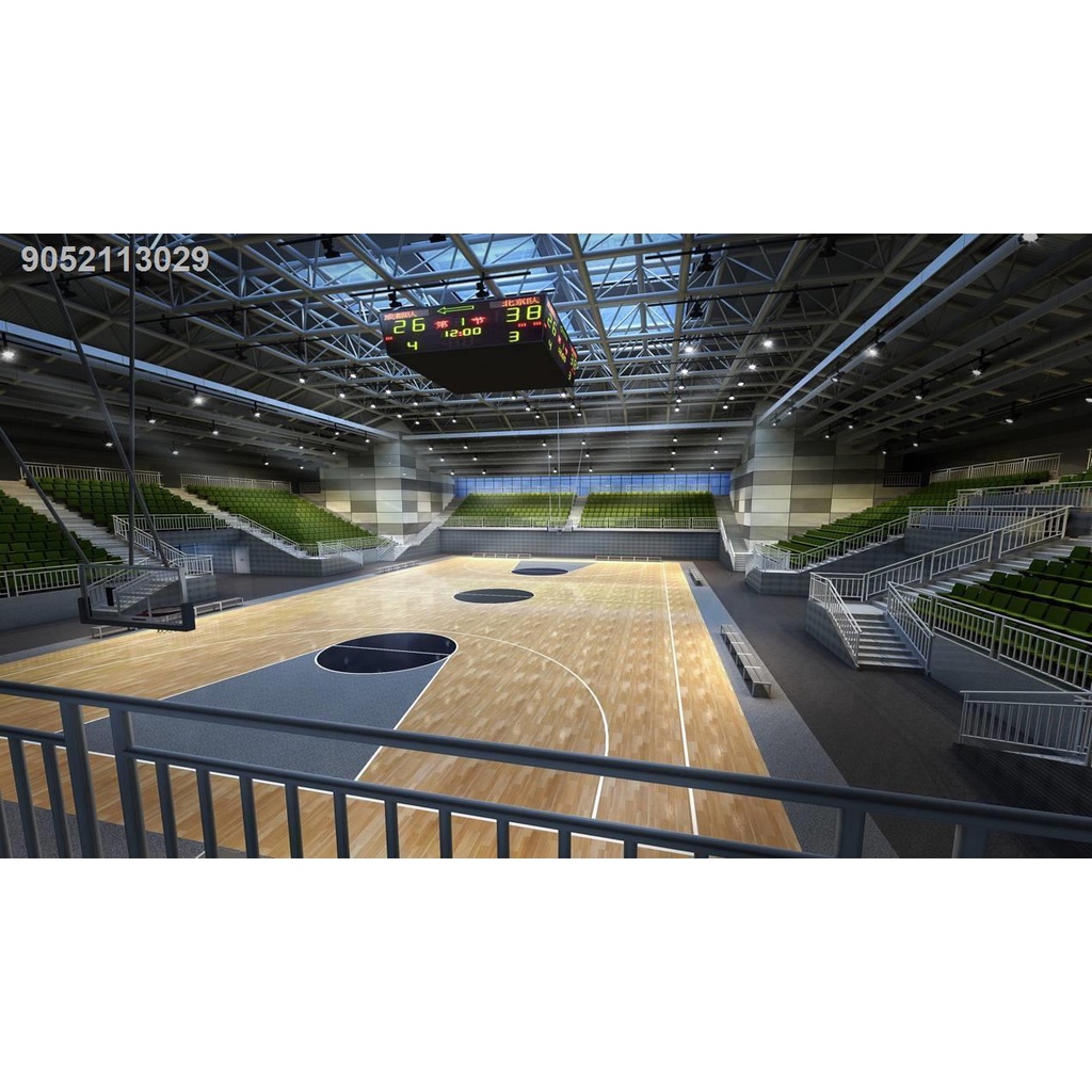 Basketball hall CAD construction drawing interior design full set of 3D ...