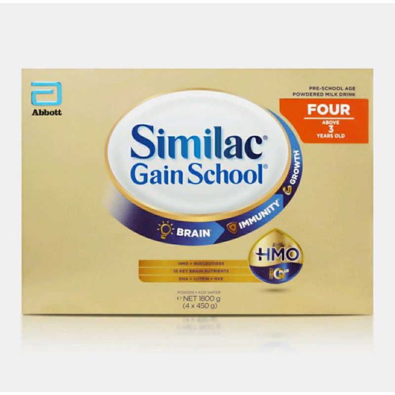 Similac Gain School Four Above 3 (Exp. Apr 2023) | Shopee Philippines