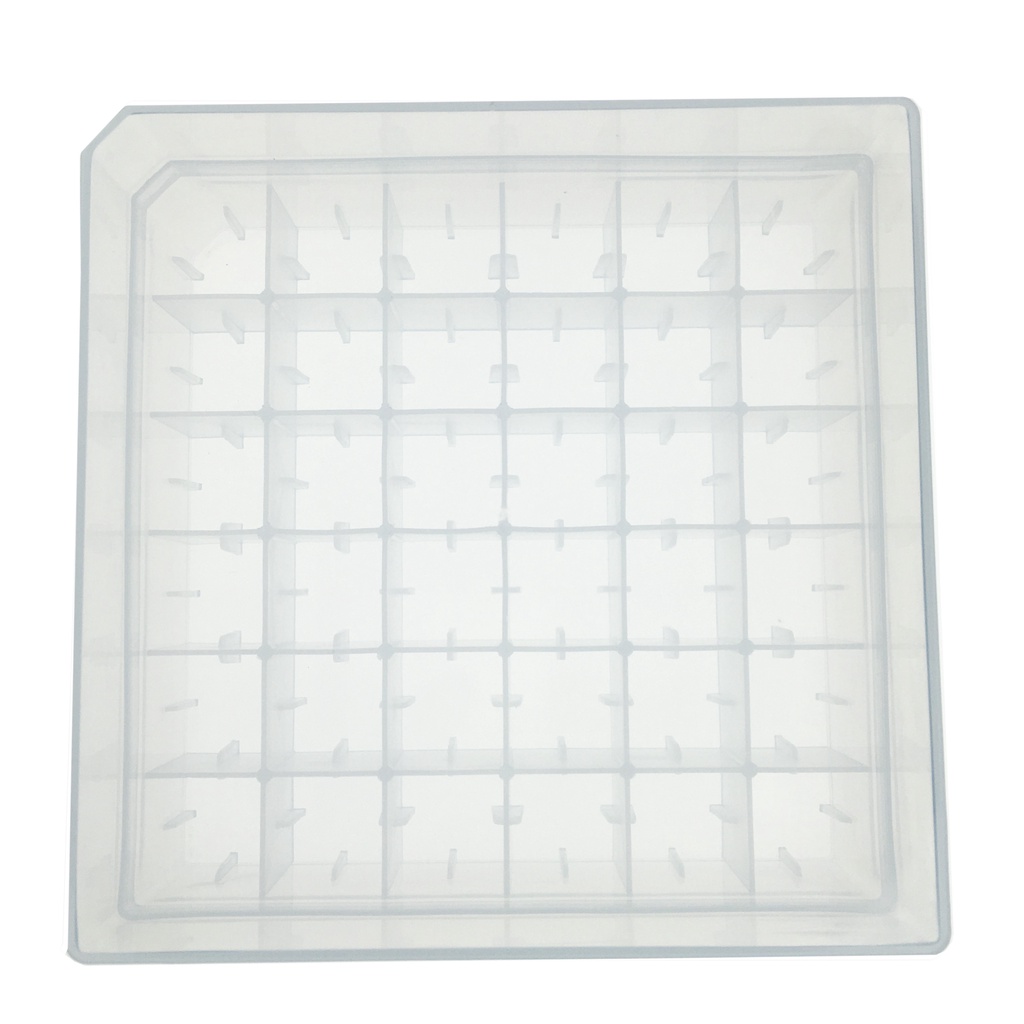 Polycarbonate Freezer Boxes, 6 × 6 Array, 36 Place, for 5ml Cryostorage ...