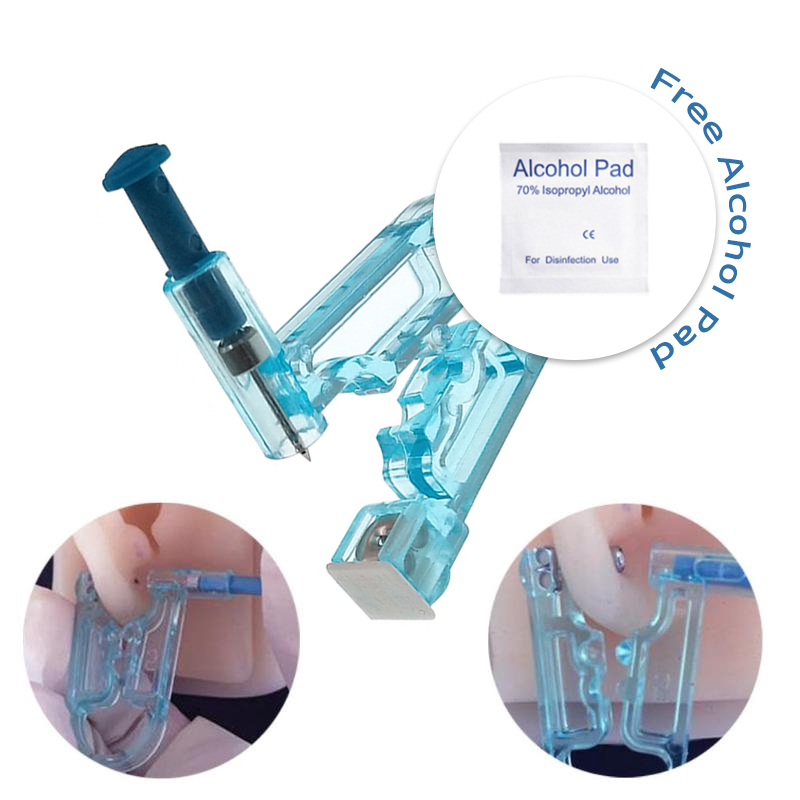 Anti Allergy Ear Piercer Painless Disposable Aseptic Ear Piercing Tool ...