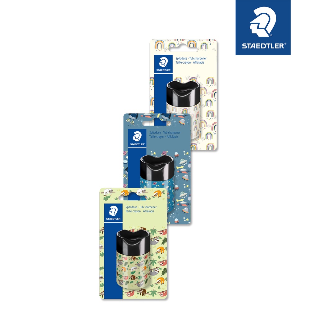 Staedtler Sharpener Tub round BC pattern mix - 511 66PMBK | Shopee ...