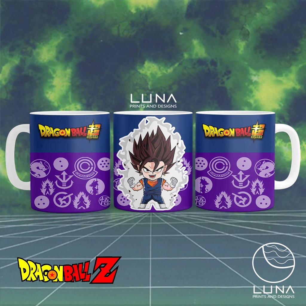 Dragon ball chibi Mug Collection Goku, Gohan, Cell, Brolly, Beerus ...