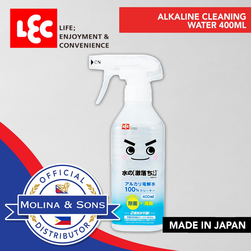 Lec Alkaline Cleaning Water 400Ml | Shopee Philippines