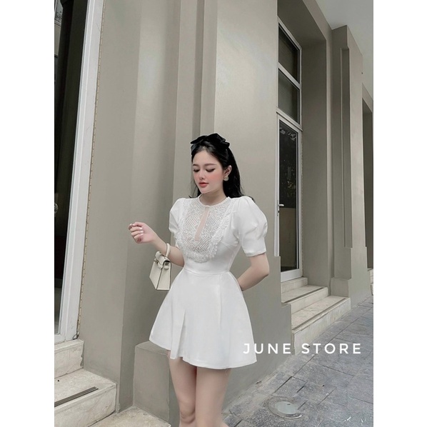 Jump Lace Collar Dress - JUNE STORE | Shopee Philippines