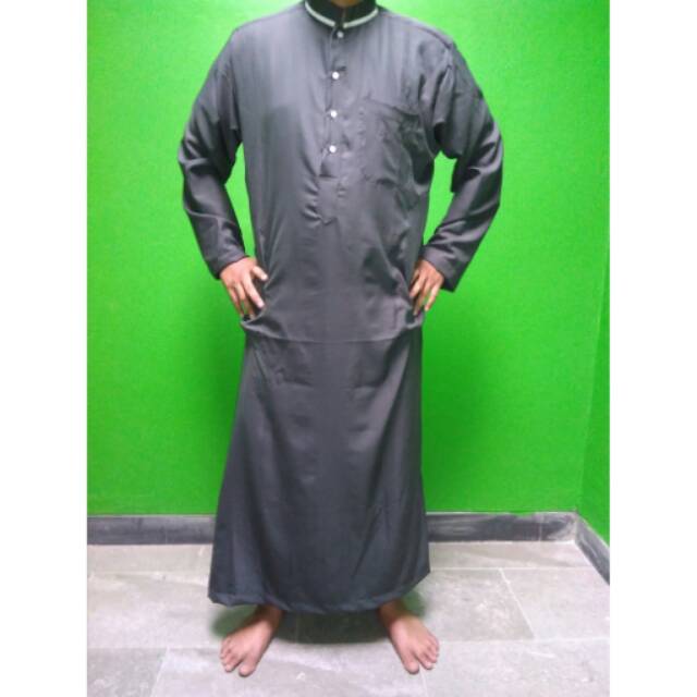 PUTIH Men's robe, men's robe, Pakistani robe, Pakistani kurta, gray and ...