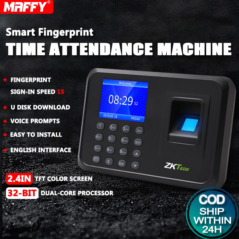 ZKT Fingerprint attendance machine attendance finger password admission ...