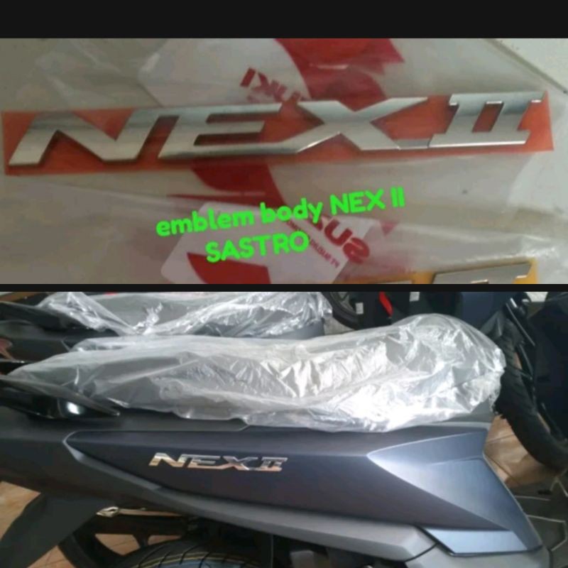 Suzuki NEX NEX II TWO TWO emblem logo Original SGP | Shopee Philippines