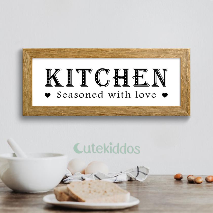HIASAN DINDING Wall Hanging Kitchen Decoration Kitchen Sign Seasoned ...