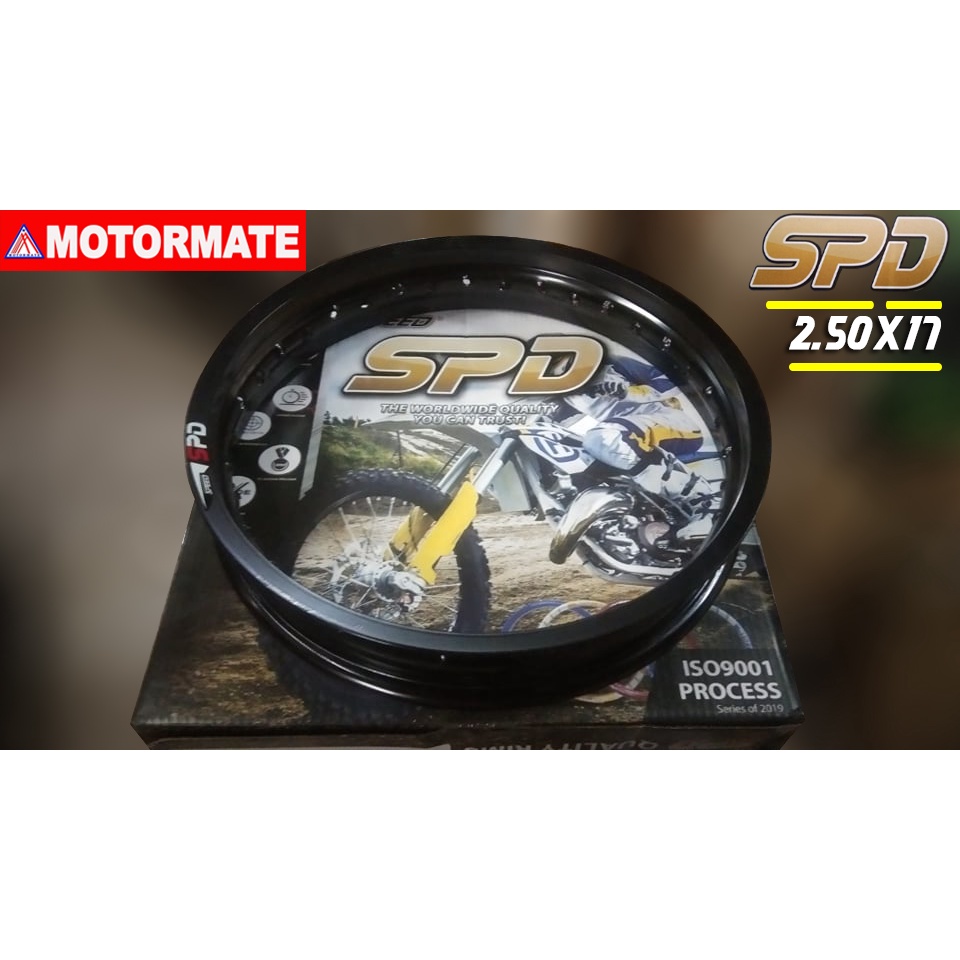 SPD Rims 2.50 X 17 Black For Mororcycle | Shopee Philippines