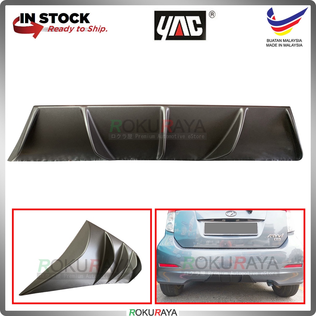 [TITANIUM] Perodua Myvi (1st Gen) Vortex Generator Aerodynamic Rear ...
