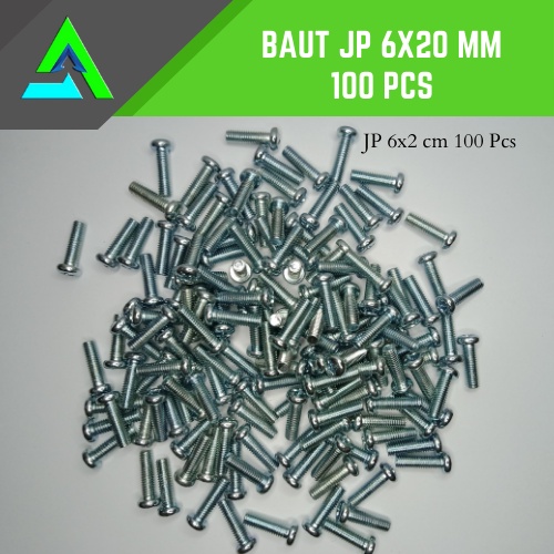 (100Pcs) Jp Bolts 6X20MM (2Cm) | Shopee Philippines