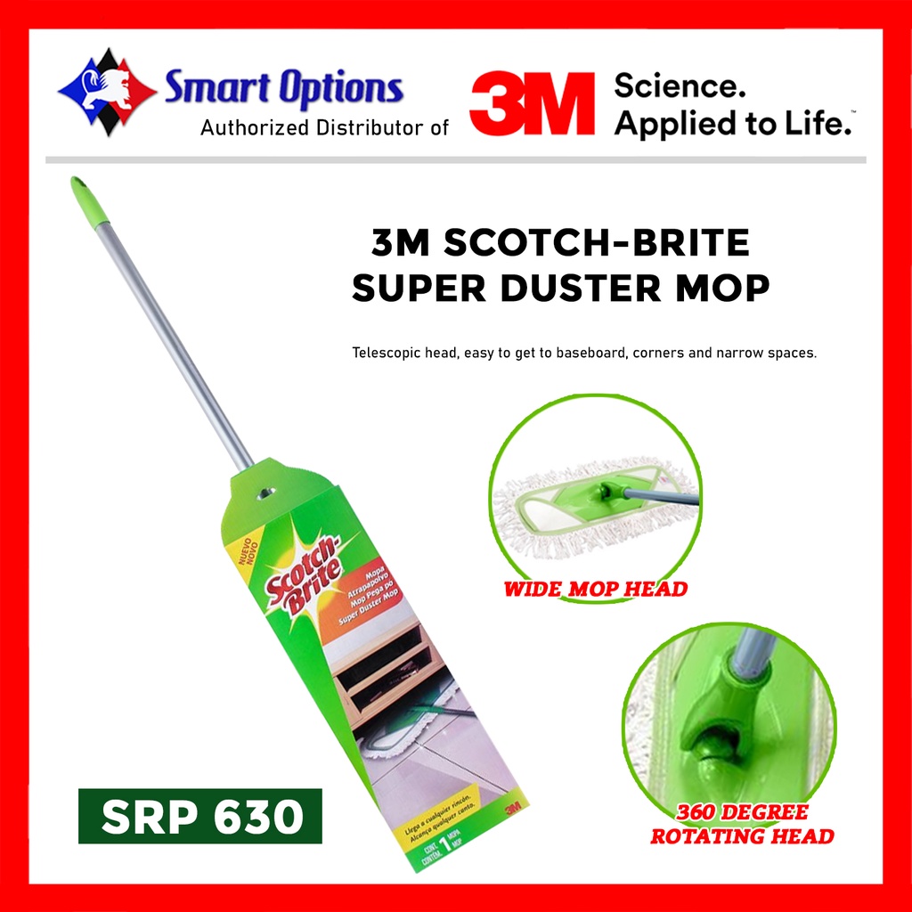 3M SCOTCHBRITE SUPER DUSTER MOP | Shopee Philippines