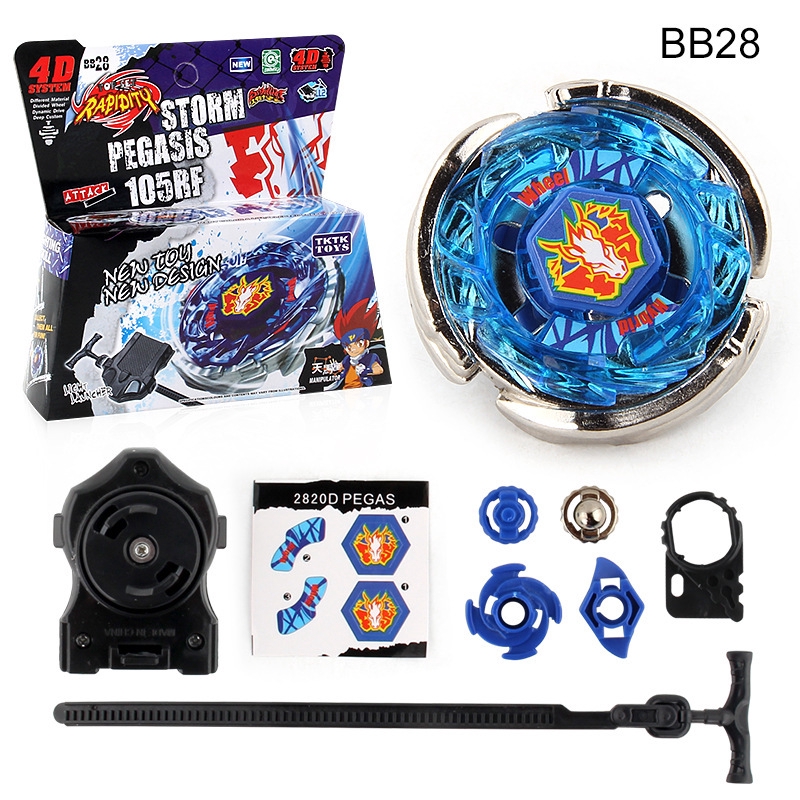 Storm Pegasus Battle Metal 4D Beyblade Fight Fusion Masters BB28 Gyro ...