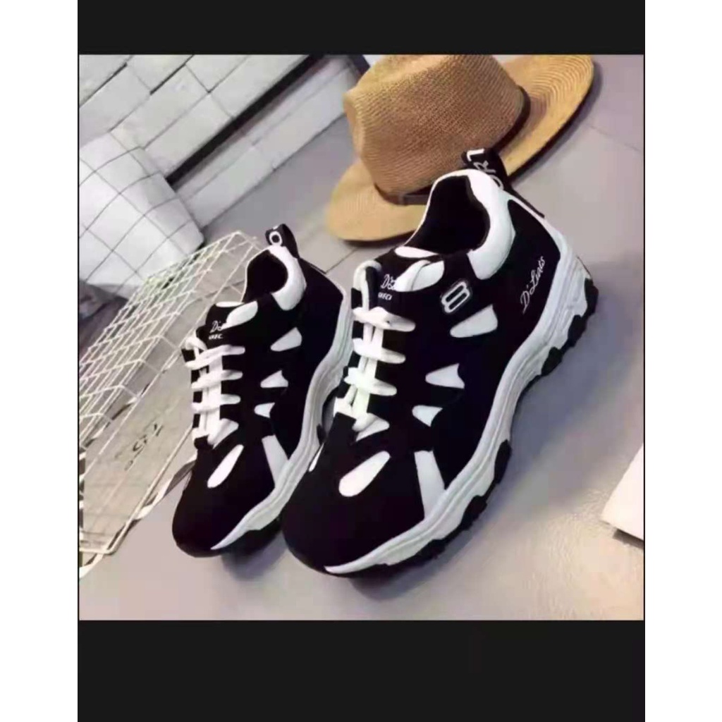 Korean fashion running rubber shoes women sneakers casual canvas shoes ...