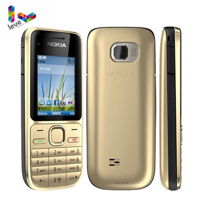 Nokia C2 C2-01 Unlocked GSM Mobile Phone English&Hebrew Keyboard ...