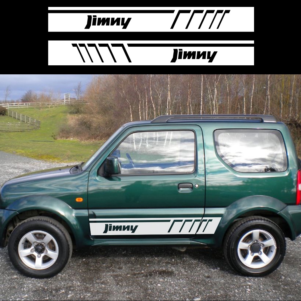 2pcs Door Both Side Skirt Car Stickers for Suzuki Jimny Car Stripe ...