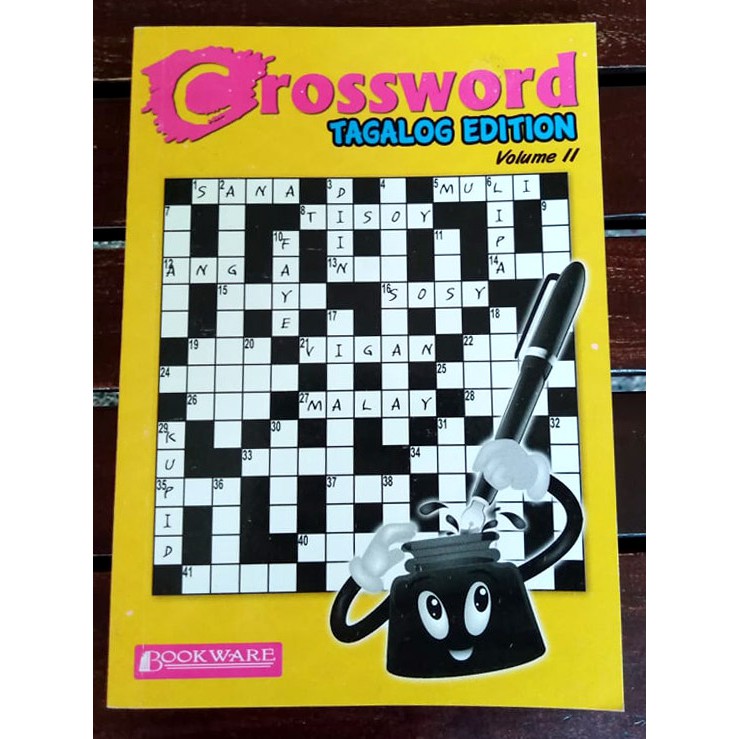 Crossword (Tagalog) Volume 11 - Suitable For All Ages! | Shopee Philippines