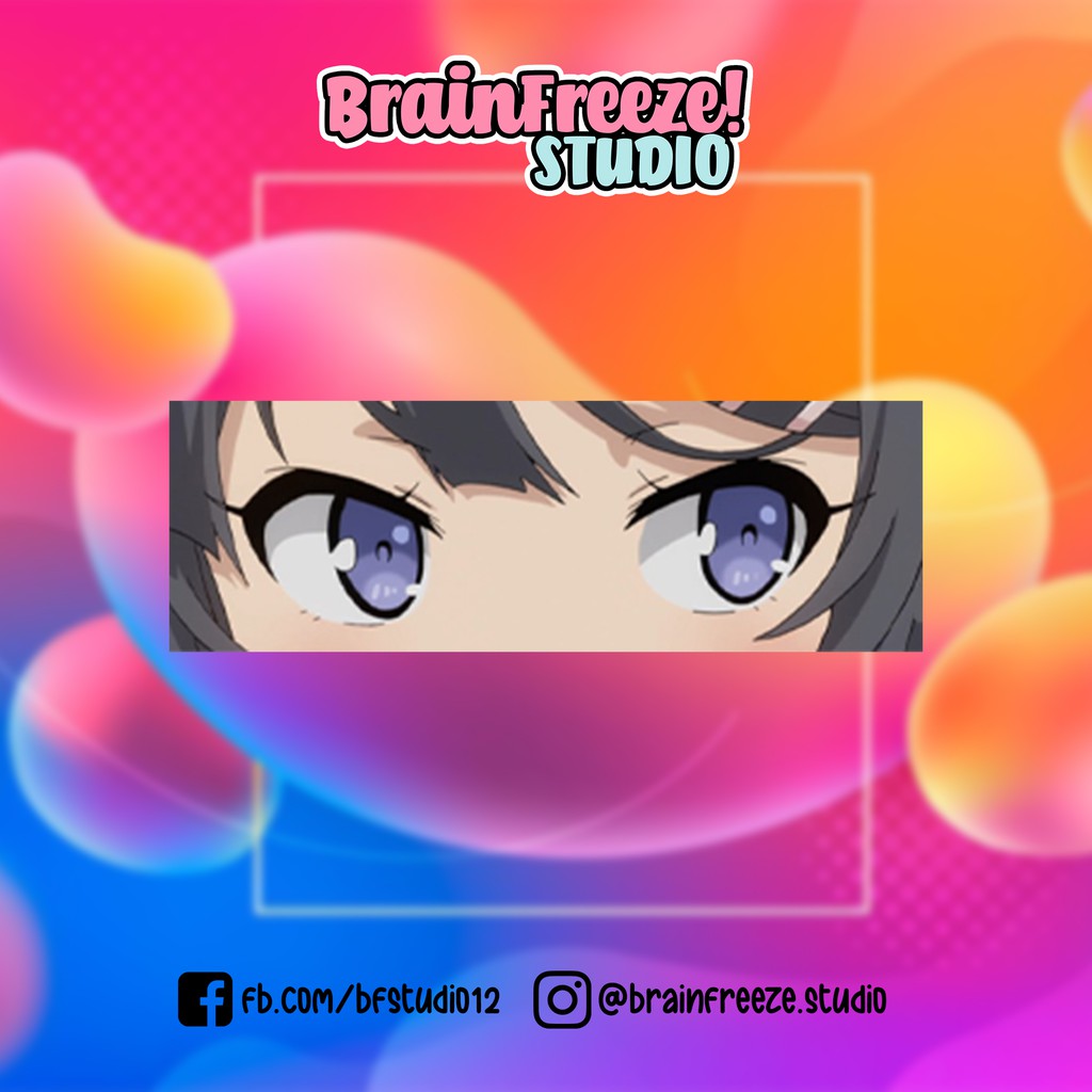 ANIME STIX: Bunny Girl Senpai Mai Sakurajima Stickers -Matte Vinyl ...