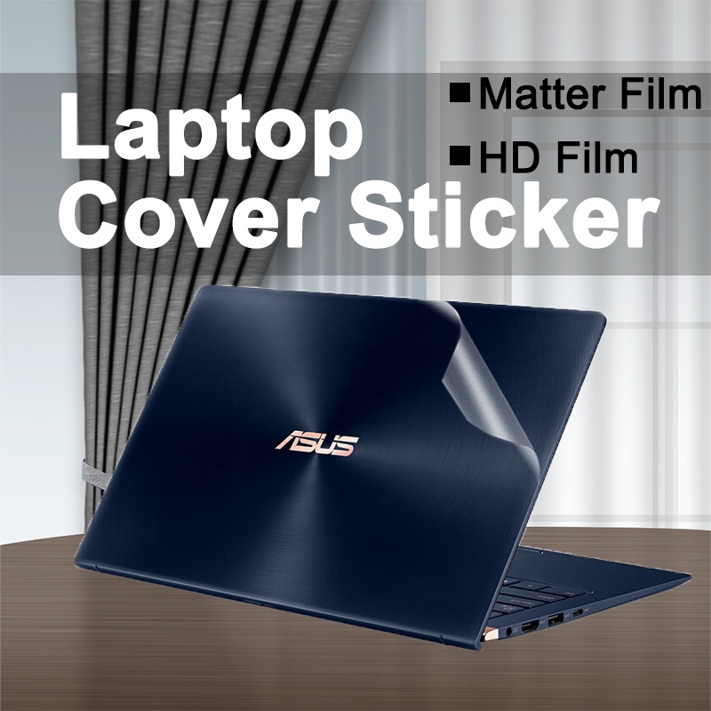 Laptop Sticker Universal Transparent Matte Crystal Clear Skin Cover Any ...