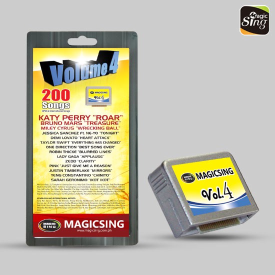 Magic Sing Song Chip | Volume 4 | 200 OPM and International songs ...