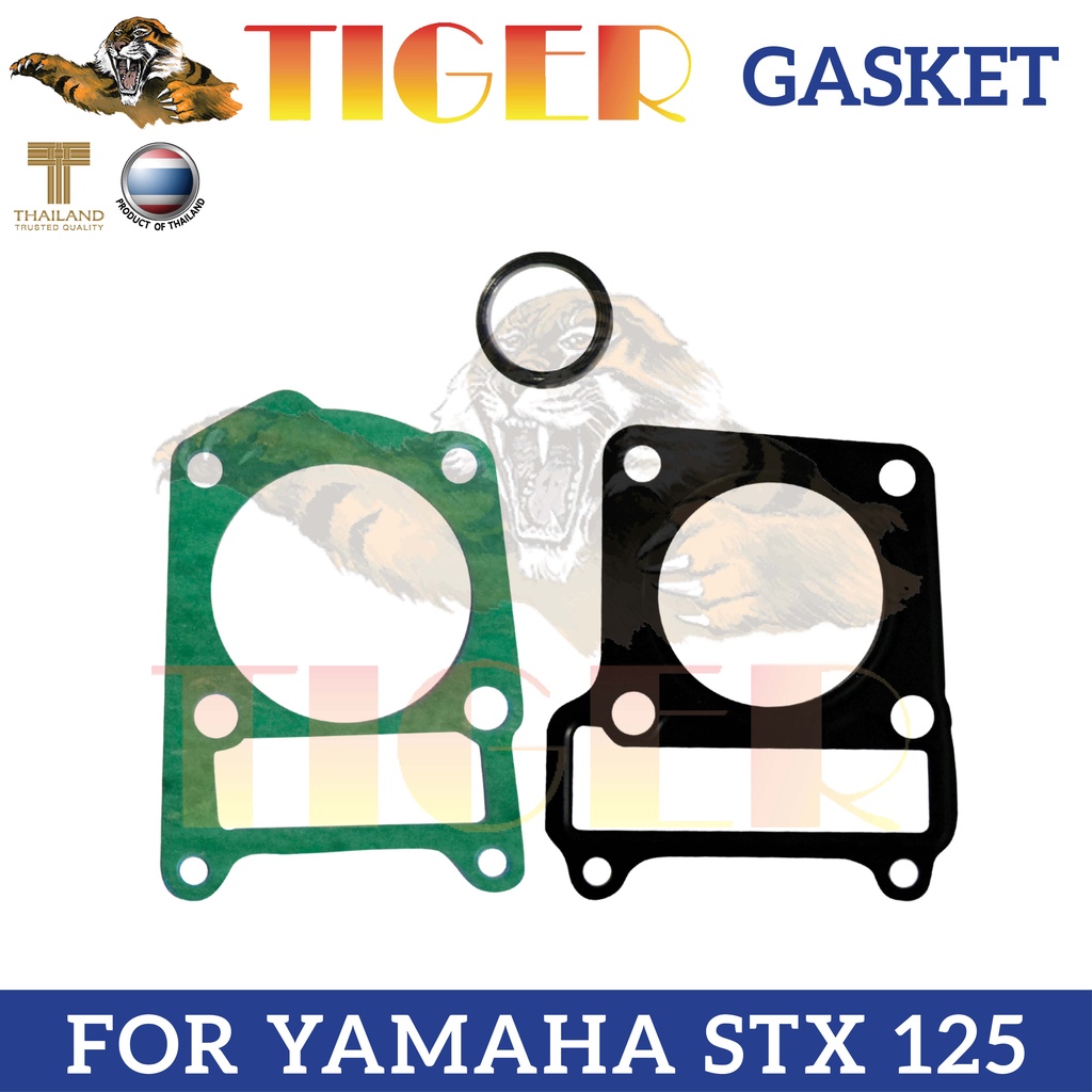 STX 125 TIGER Top Gasket Set [Cylinder Head & Block Set] (100% Made in ...