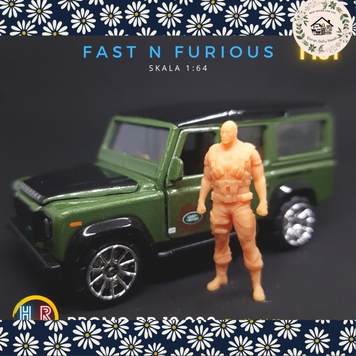 Emran Mini Figure Scale 64 Hobb Dwayne Johnson The Rock Fast n Furious ...