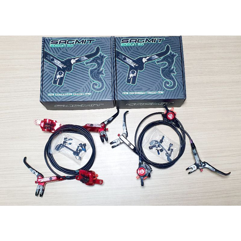 Mtb hydraulic brake set sagmit edison 2.0 hydraulic brake set | Shopee ...