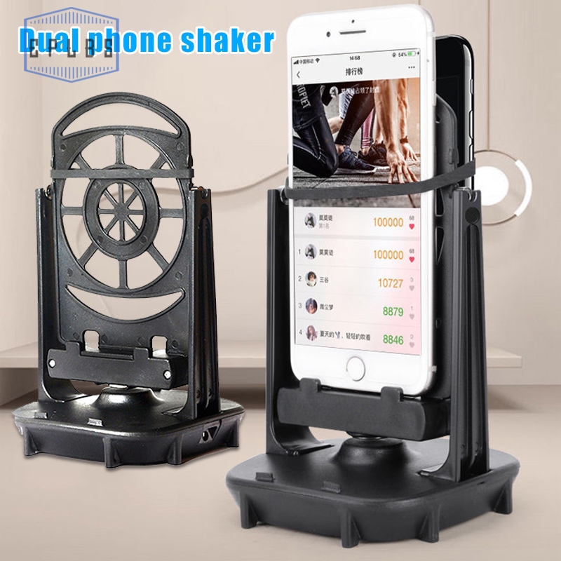 Dual mobile phone rocker rocking step artifact bearing pedometer ultra ...