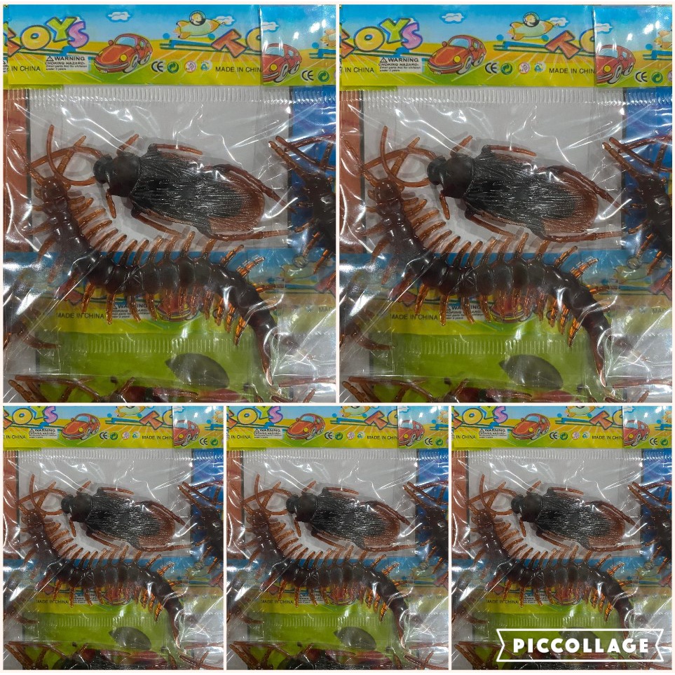 BROWN COCKROACH + CENTIPEDE TRICK TOY AND PRANK TOY - IPIS TOY ...