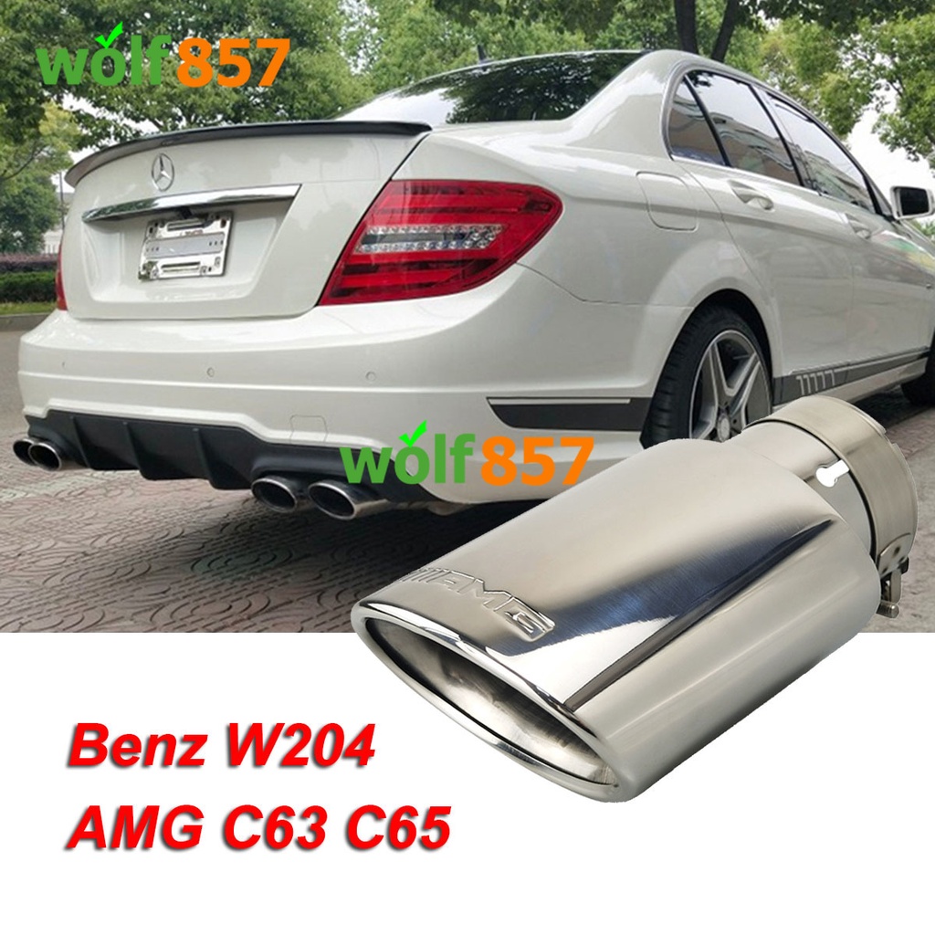 1pcs Oval Shape Car Exhaust Tips Muffler Stainless Steel Pipe for ...